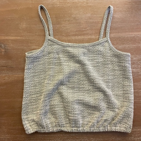 LOFT | Tops | Loft Green Crop Tank | Poshmark